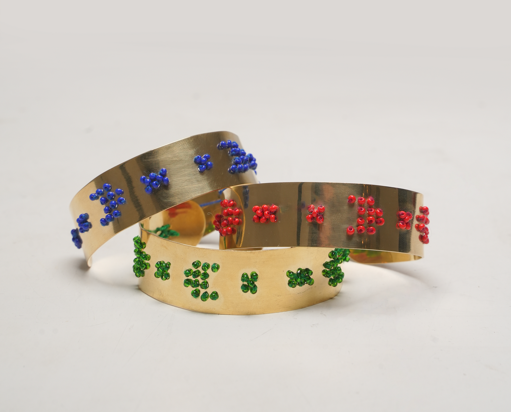 Beaded Pixel Cuff – Hearts & Crafts