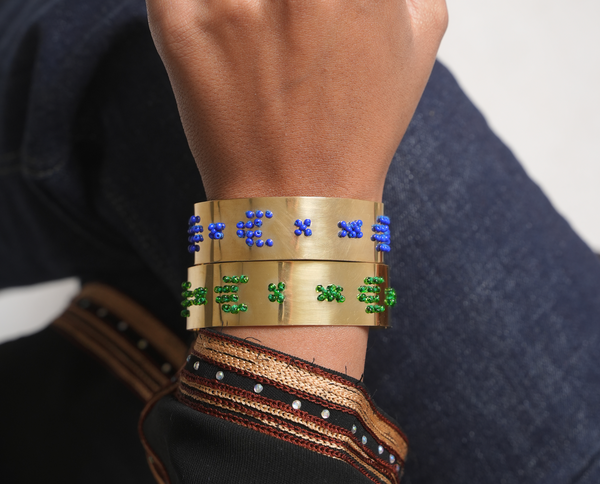 Beaded Pixel Cuff – Hearts & Crafts